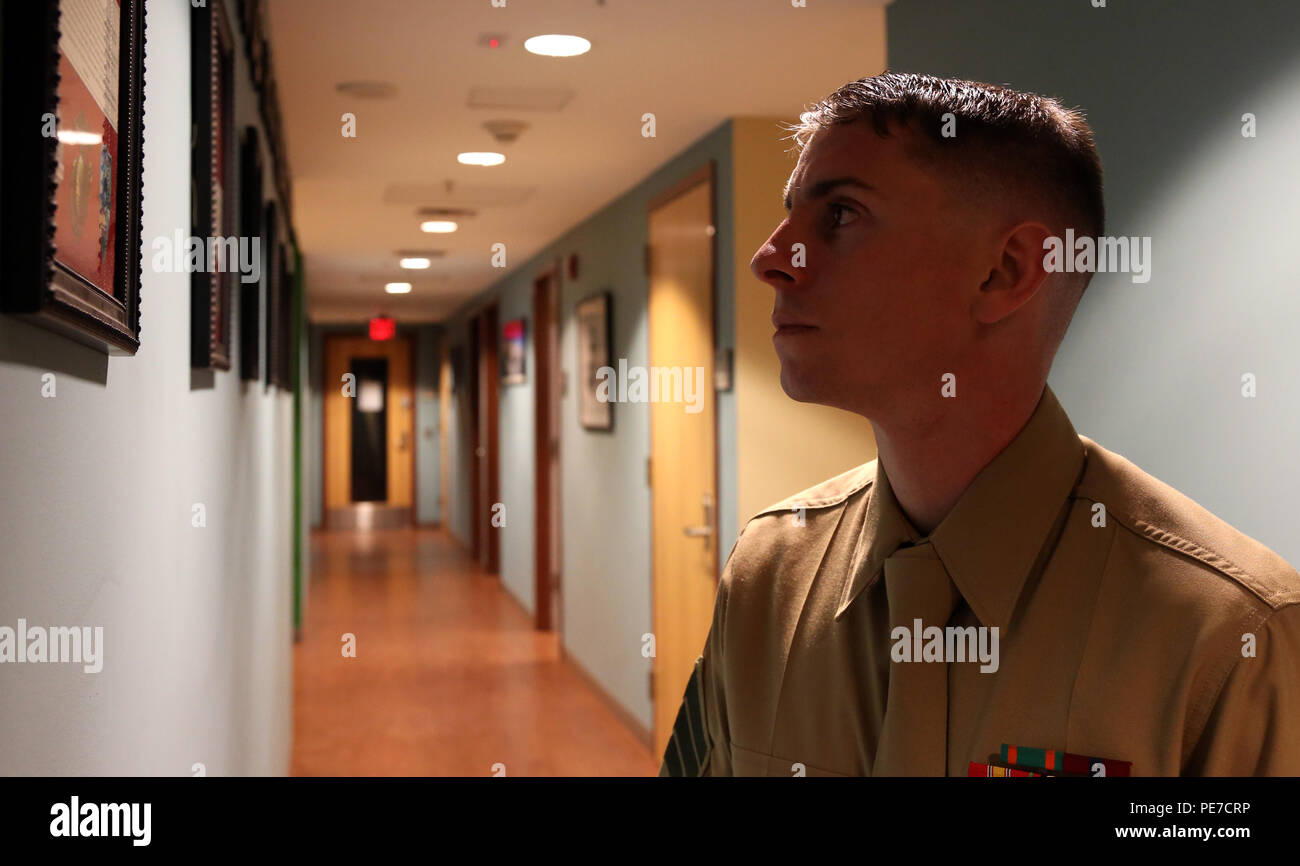 Staff Sgt. Jason E. Stevens, detachment commander, Marine Security ...