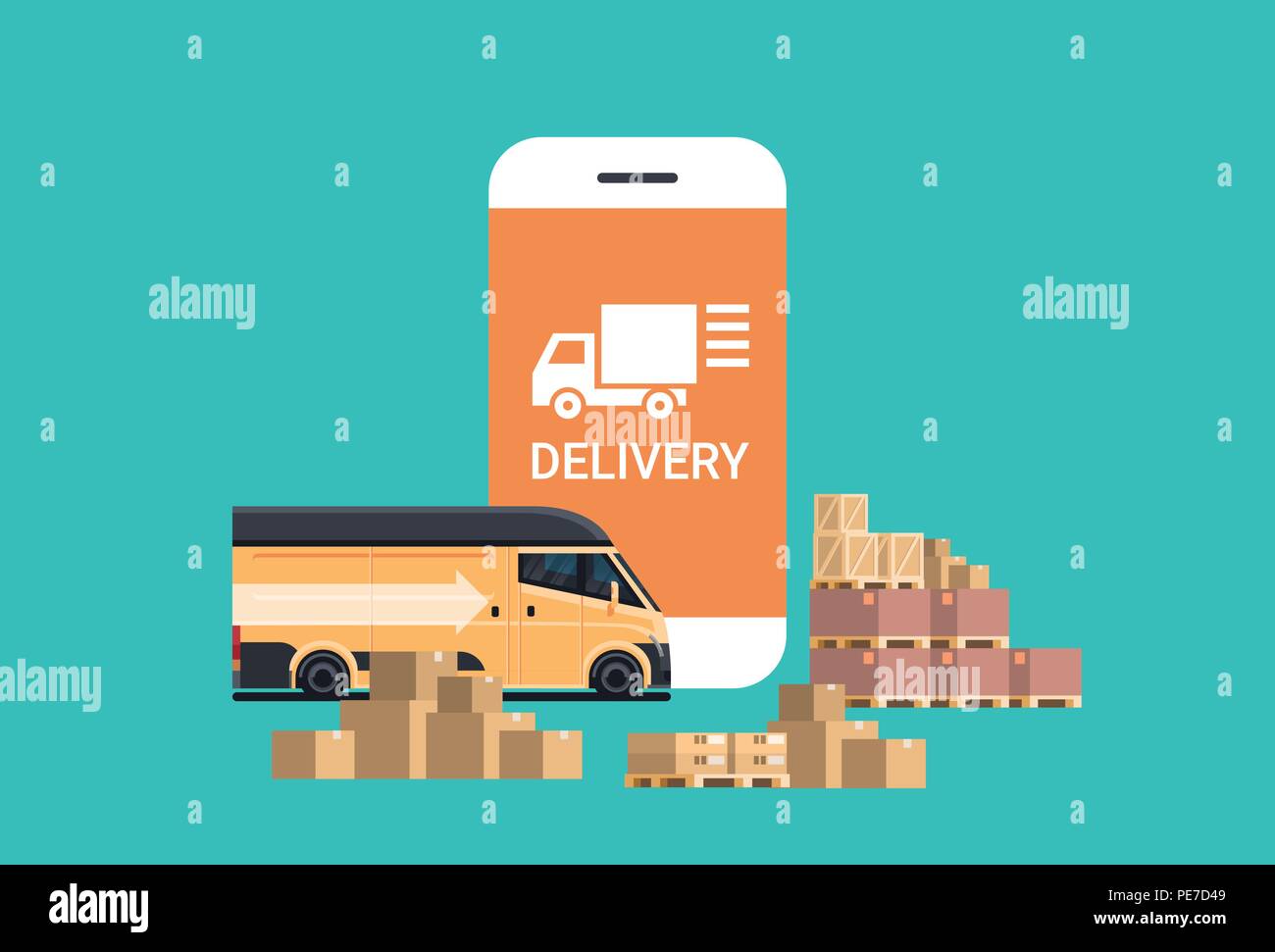 Bus loading Stock Vector Images - Alamy