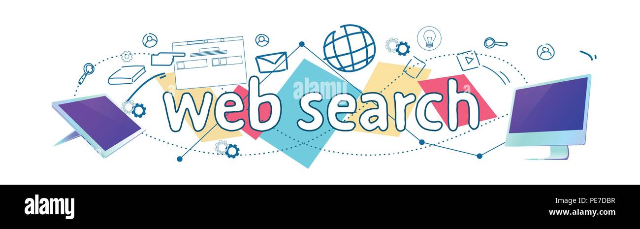 seo web search engine searching online browsing concept horizontal ...