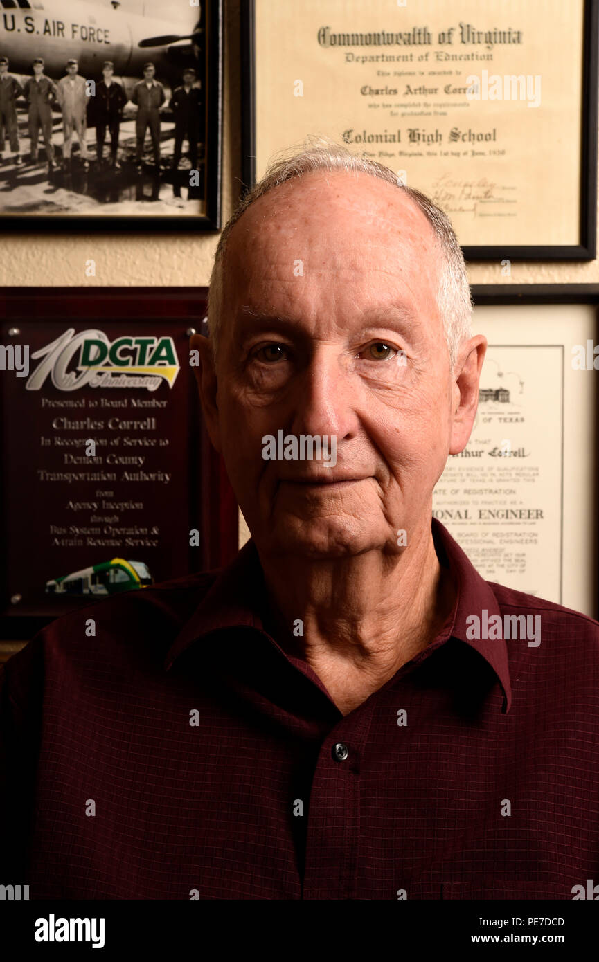 Retired Col. Charles Correll began his Air Force career in June 1953 ...