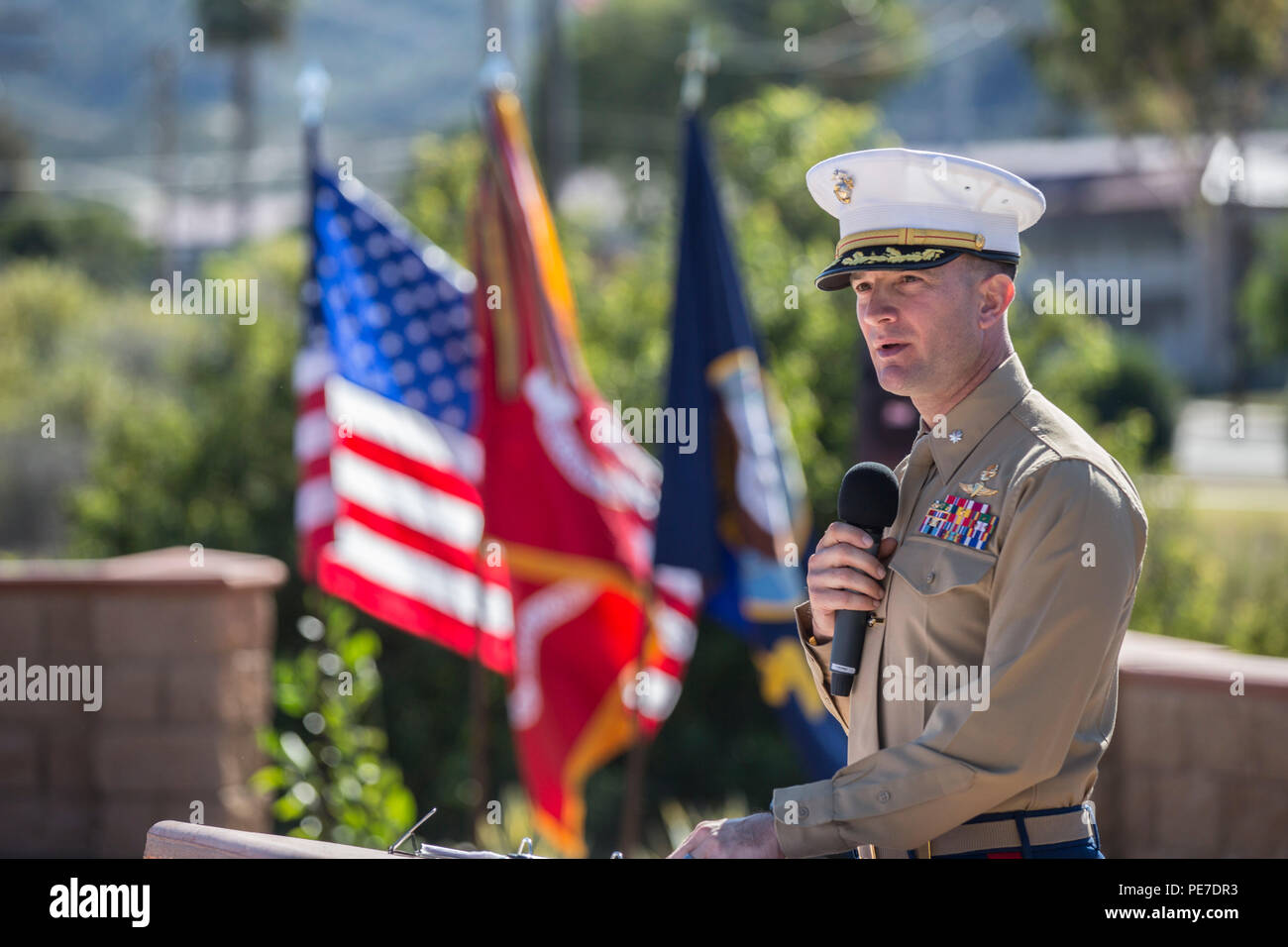 Lieutenant Col Commanding Officer Marine High Resolution Stock ...
