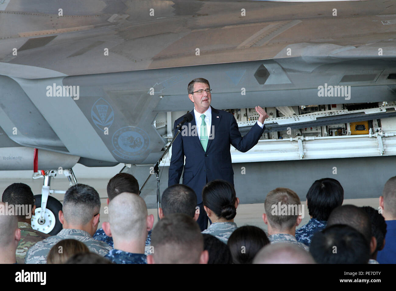 Ashton B. Carter, 25th U.S. secretary of defense, hosted a town hall ...