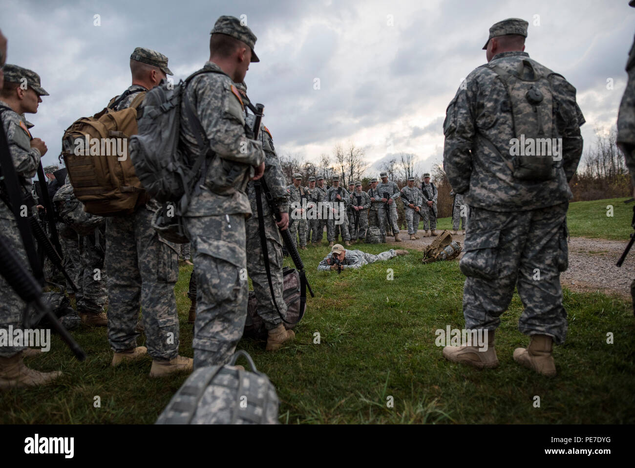 Army Reserve Marksmanship Team members provide instruction to Soldiers ...