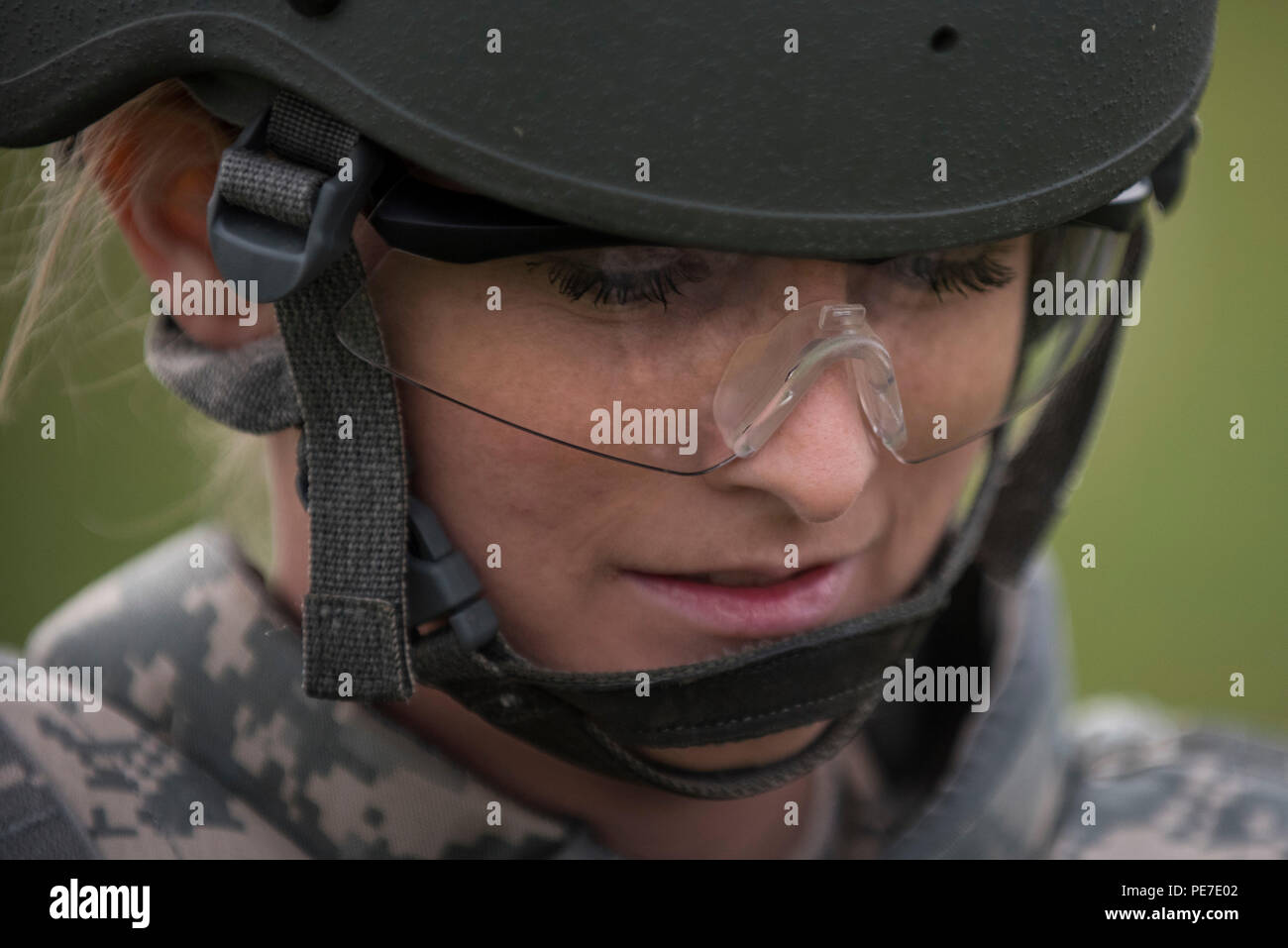 Pvt. Monica Spaw, U.S. Army Reserve Soldier with the 384th Military ...