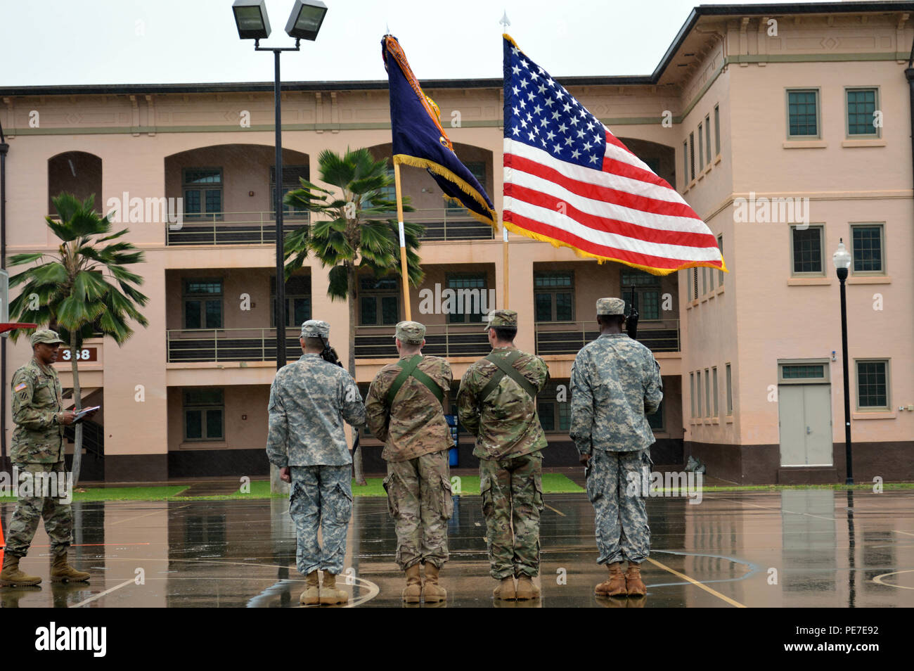 Soldiers with the 2nd Battalion, 35th Infantry Regiment, perform ...
