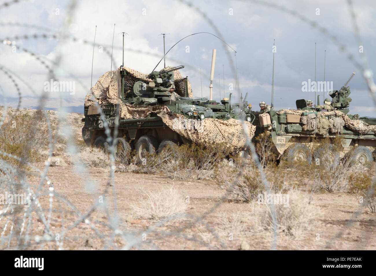 Soldiers of the 1st Stryker Brigade Combat Team, 4th Infantry Division ...