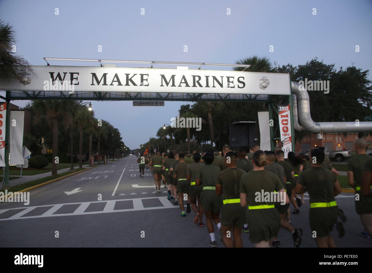 U.S. Marines and Sailors with Marine Corps Recruit Depot Parris Island ...