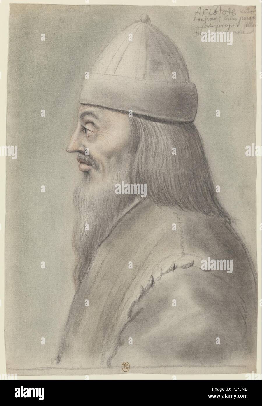 Aristote, de profil à gauche (Nicolas Lagneau Stock Photo - Alamy