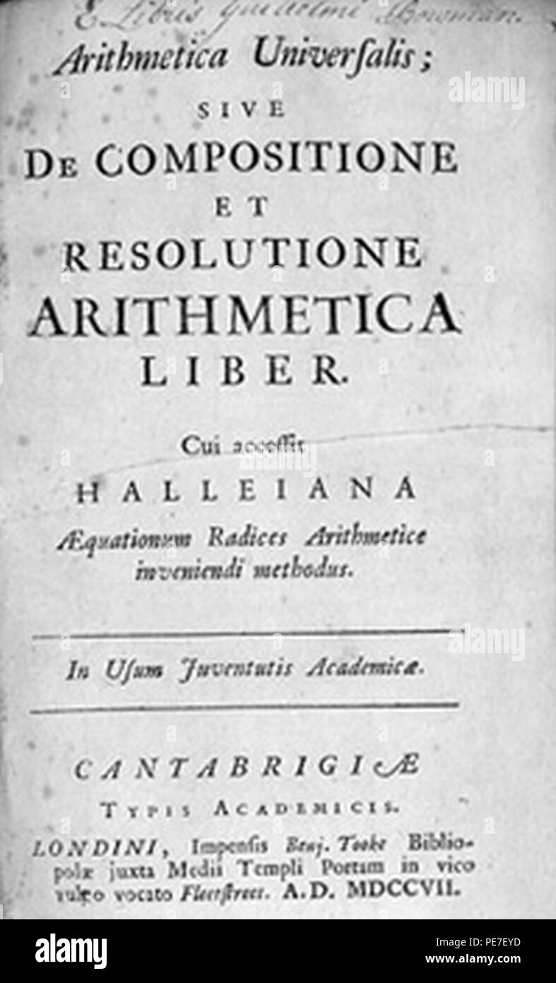 Arithmetica hi-res stock photography and images - Alamy