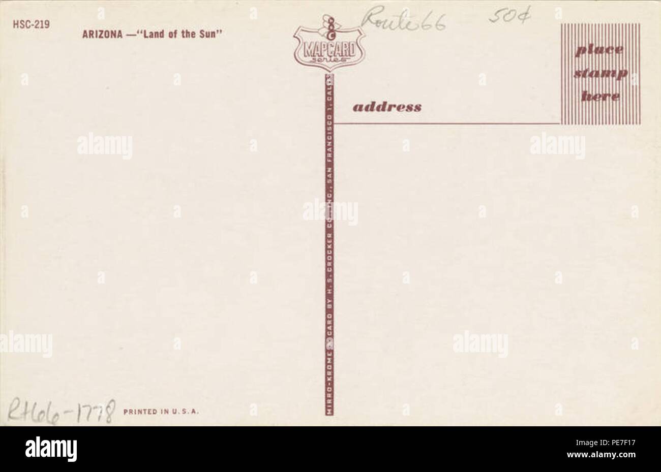 Arizona - Hello from Arizona, Land of the Sun Stock Photo - Alamy