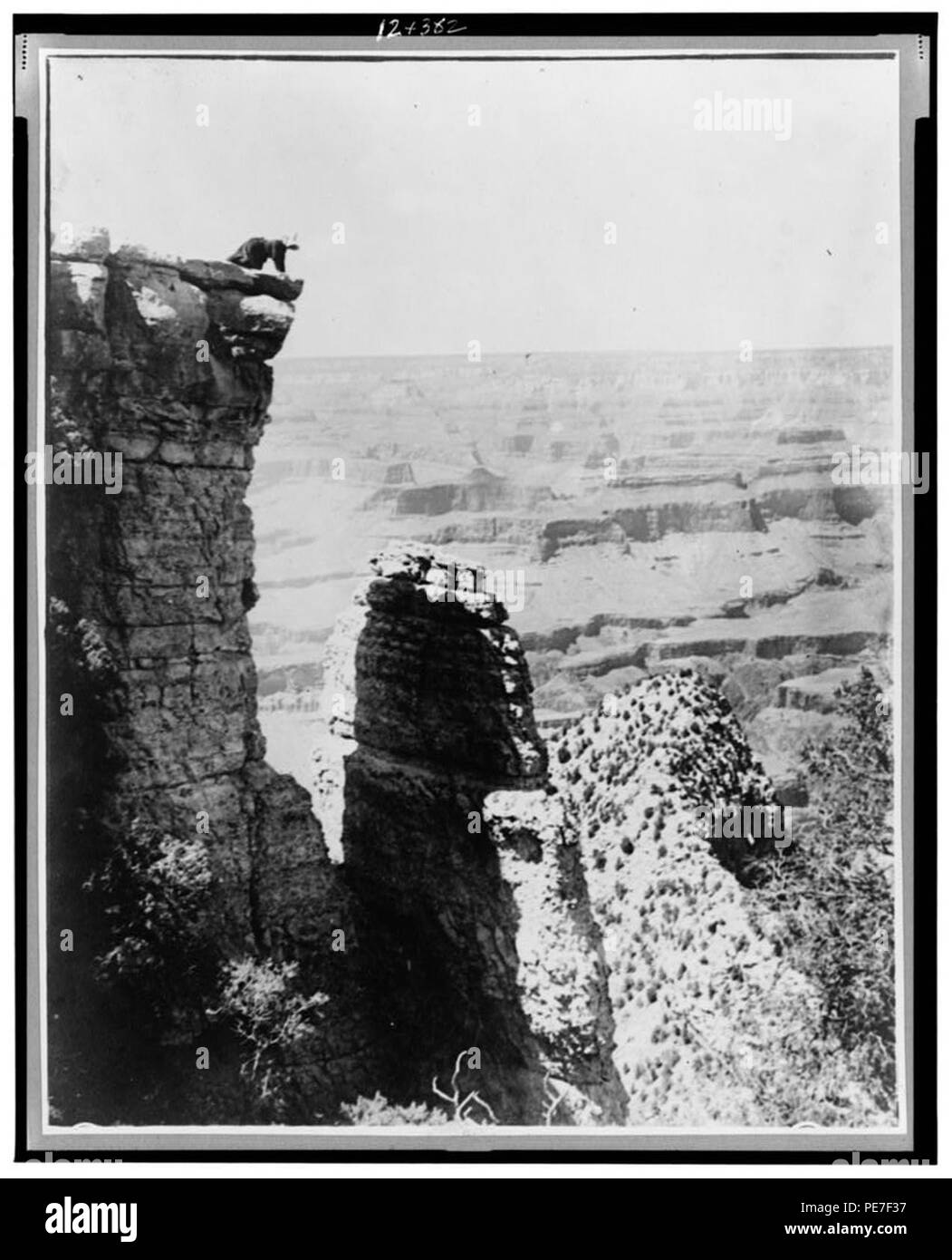 Arizona, Grand View Point, 5,000 ft. above the river Stock Photo - Alamy