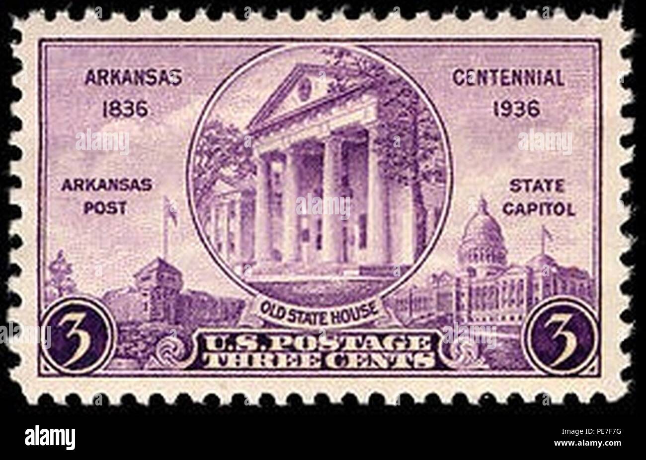 Arkansas stamp hi-res stock photography and images - Alamy
