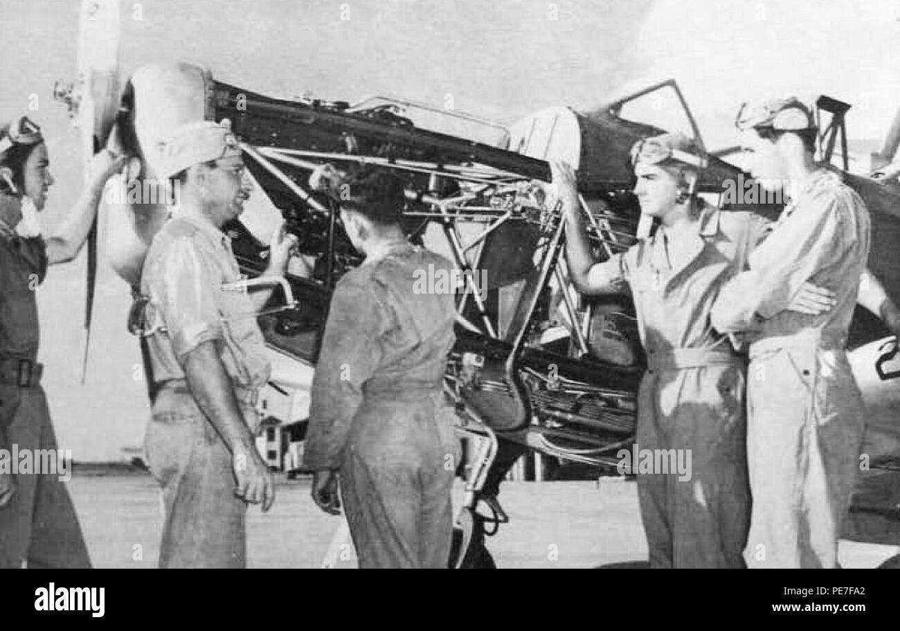 Arledge Field - Fairchild PT-19 Engine Instruction Stock Photo - Alamy