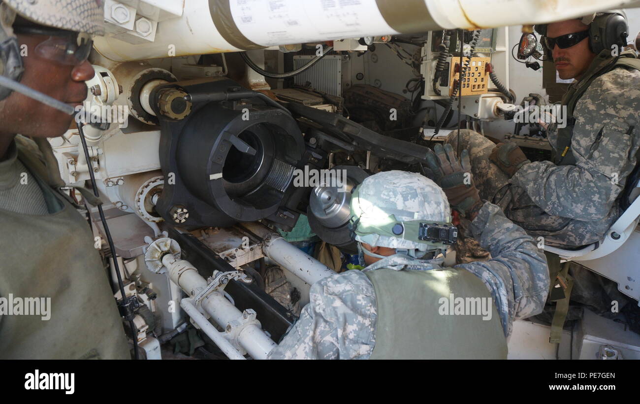 U.S. Army Staff Sergeant and section from 4th Battalion, 27th Field ...