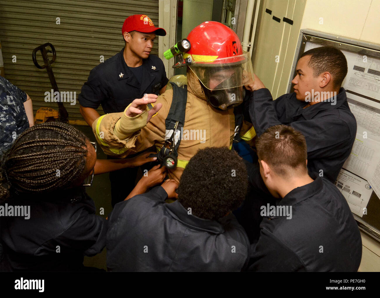 Fire fighting ensemble hi-res stock photography and images - Alamy