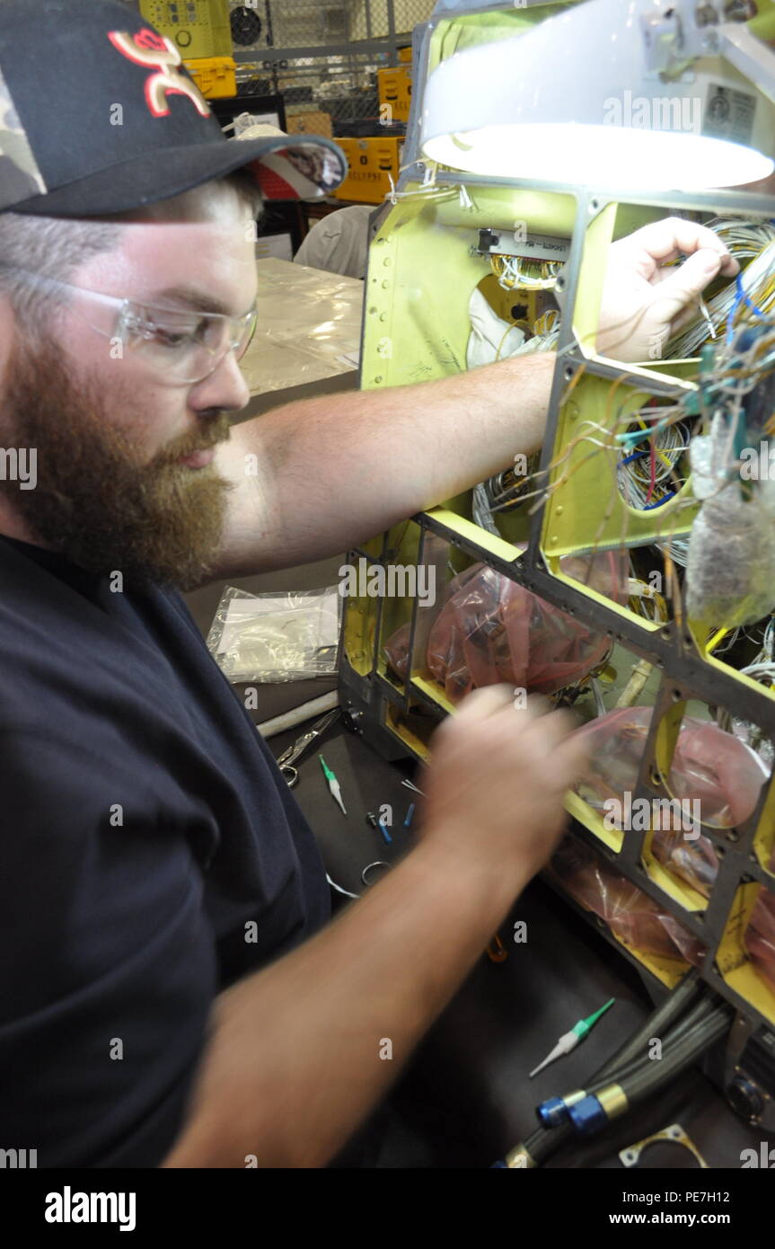 Randy Lewis, an electrician at the Oklahoma City Air Logistics Complex ...