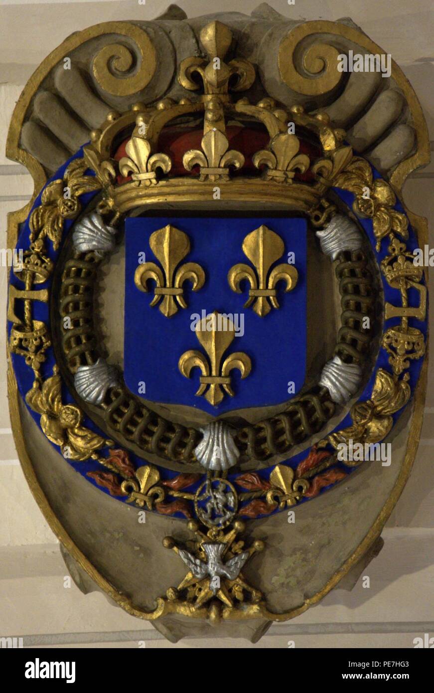 Armoiries royale MBA Lyon (Réfectoire Stock Photo - Alamy
