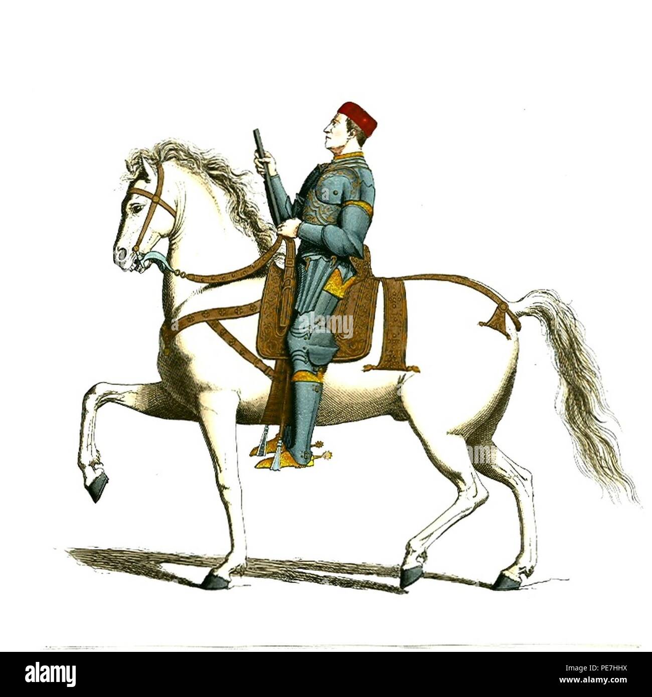 Man mounted on horse hi-res stock photography and images - Alamy