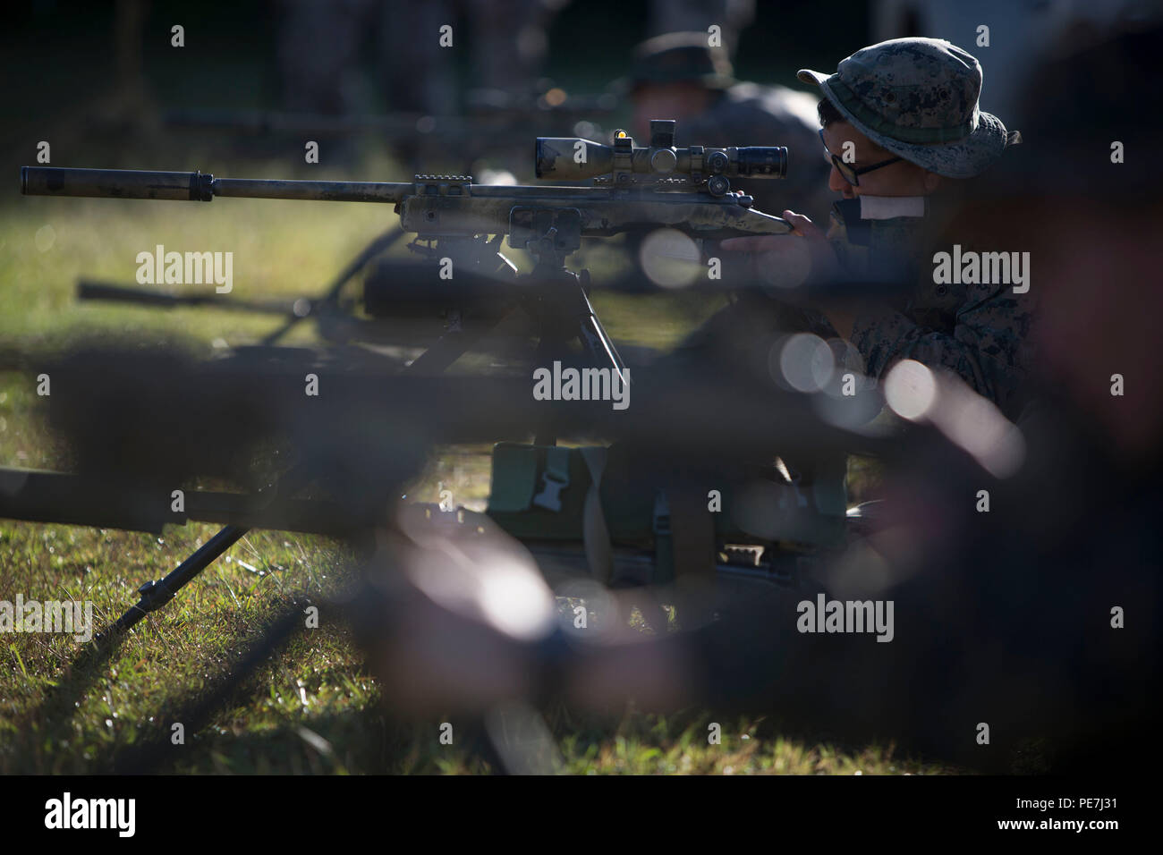 U.S. Marine Cpl. Ezequiel R. Hernandez, a student with the Marine Corps ...