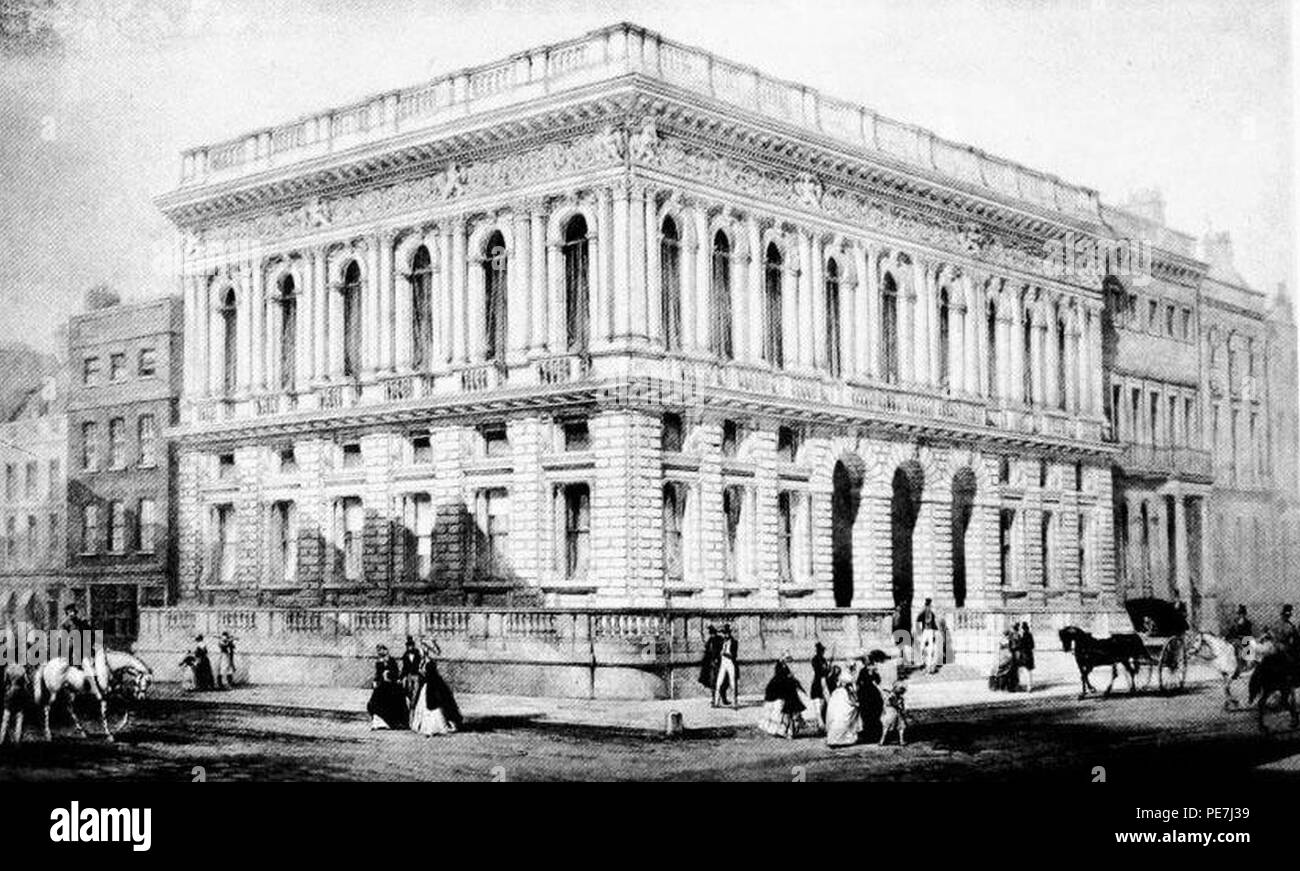 Army & Navy Club, London, c. 1851 Stock Photo - Alamy