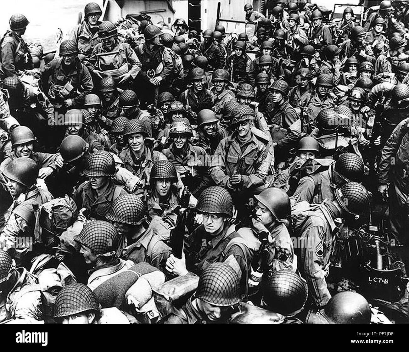 Troops on board Black and White Stock Photos & Images - Alamy