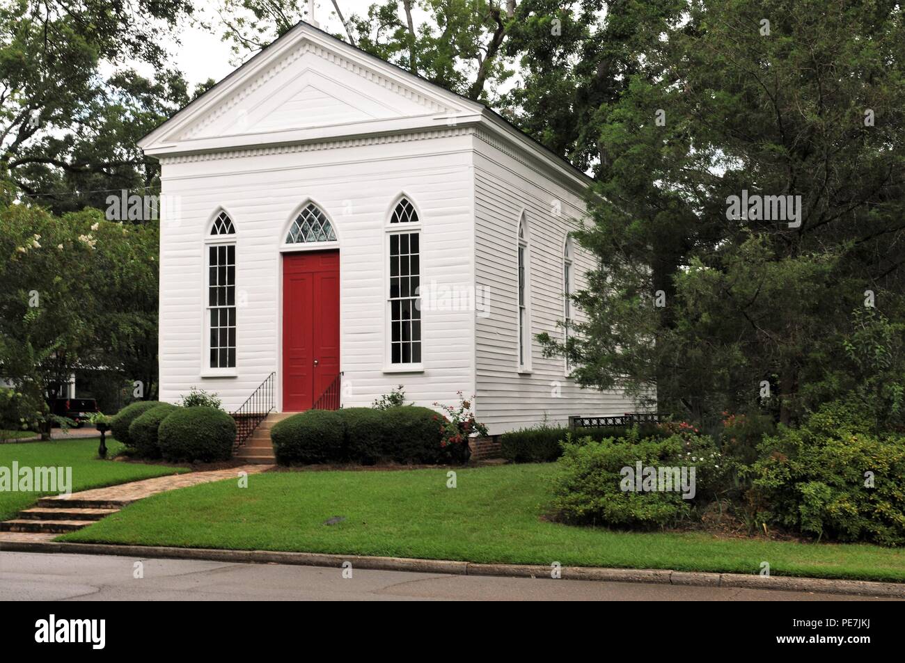 St. Marks an antebellum Episcopal Church in Raymond, Mississippi. Used ...
