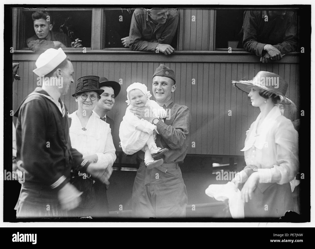 ARMY, U.S. RETURN OF WASHINGTON, D.C. SOLDIERS Stock Photo - Alamy