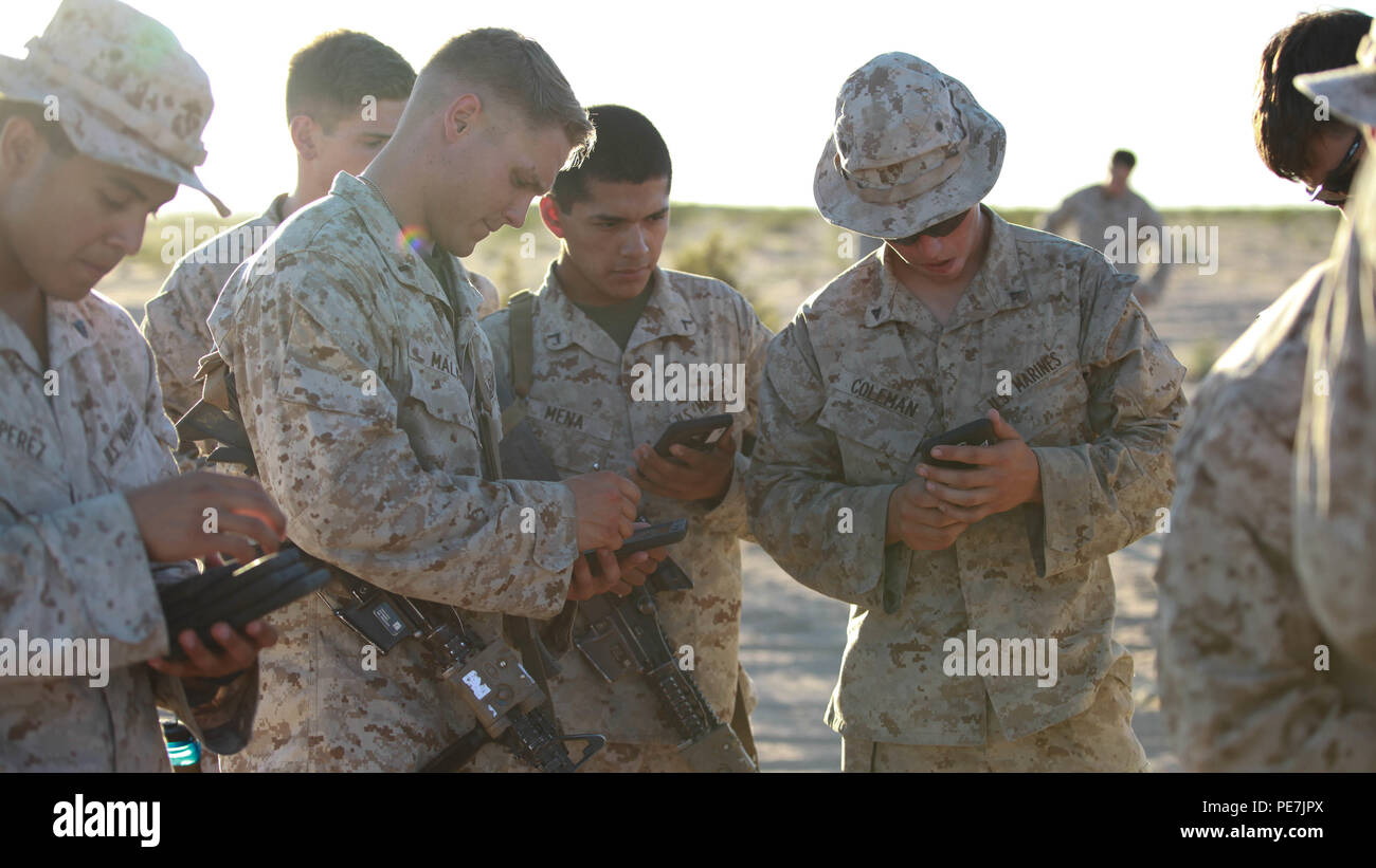 Marines with Fox Company, 2nd Battalion, 7th Marine Regiment use ...