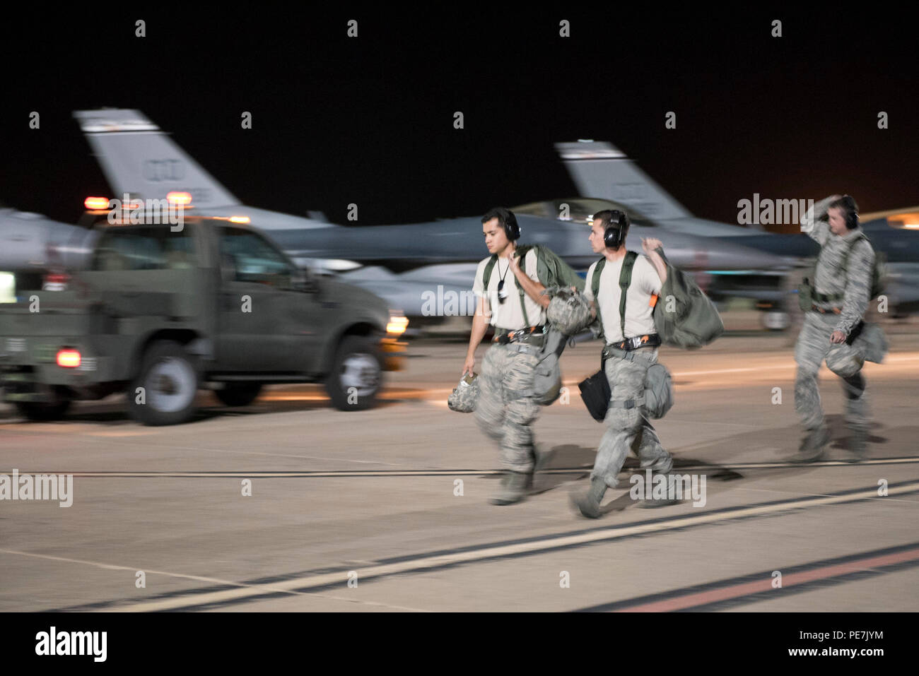 U.S. Airmen from the 140th Maintenance Squadron, Colorado Air National ...