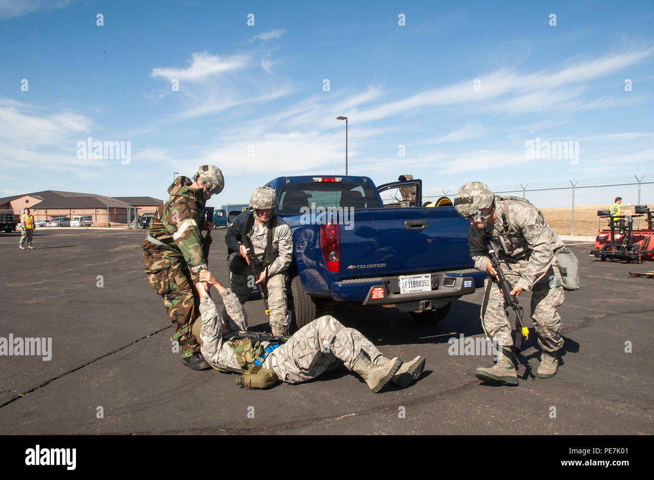 Colorado Air National Guard members from the 140th Civil Engineering ...