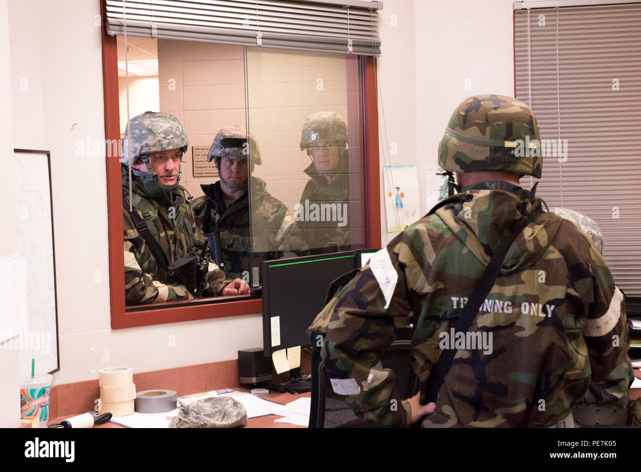 U.S. Airmen from the 140th Civil Engineer Squadron, Colorado Air ...