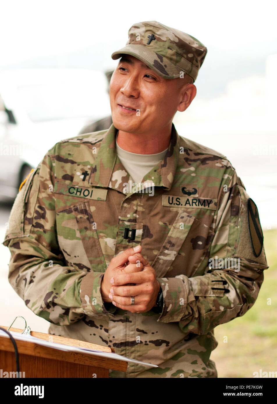 Chaplain (Capt.) Hyung Choi, 2nd Battalion, 20th Field Artillery ...