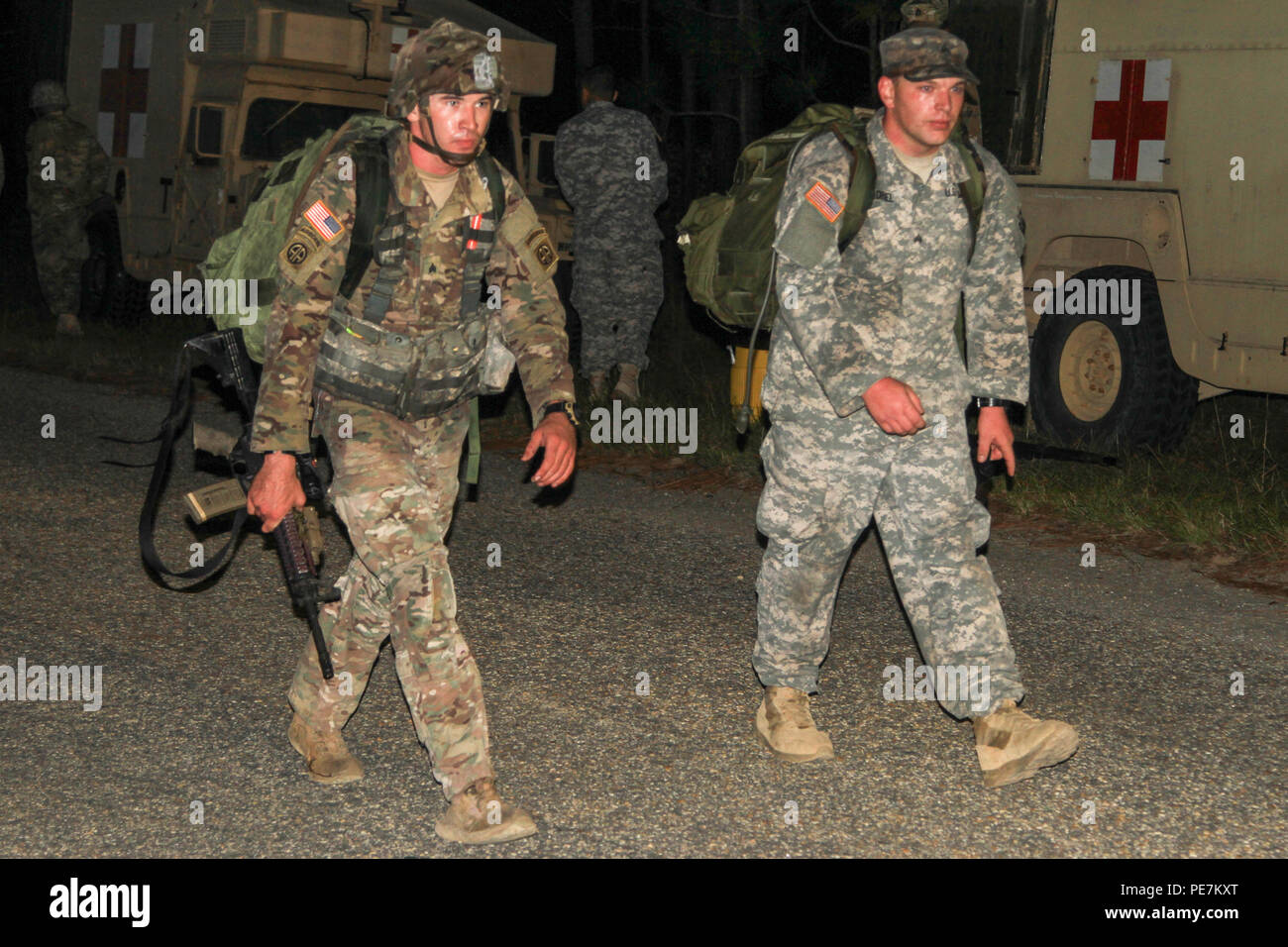 A Paratrooper assigned to the 2nd Brigade Combat Team, 82nd Airborne ...