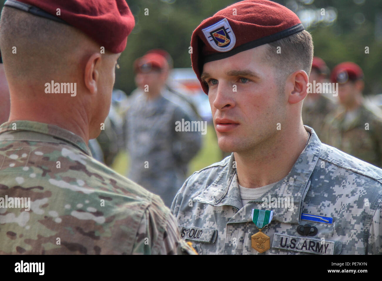 Sgt. Eric Stroud, an infantryman assigned to the 2nd Battalion, 508th ...