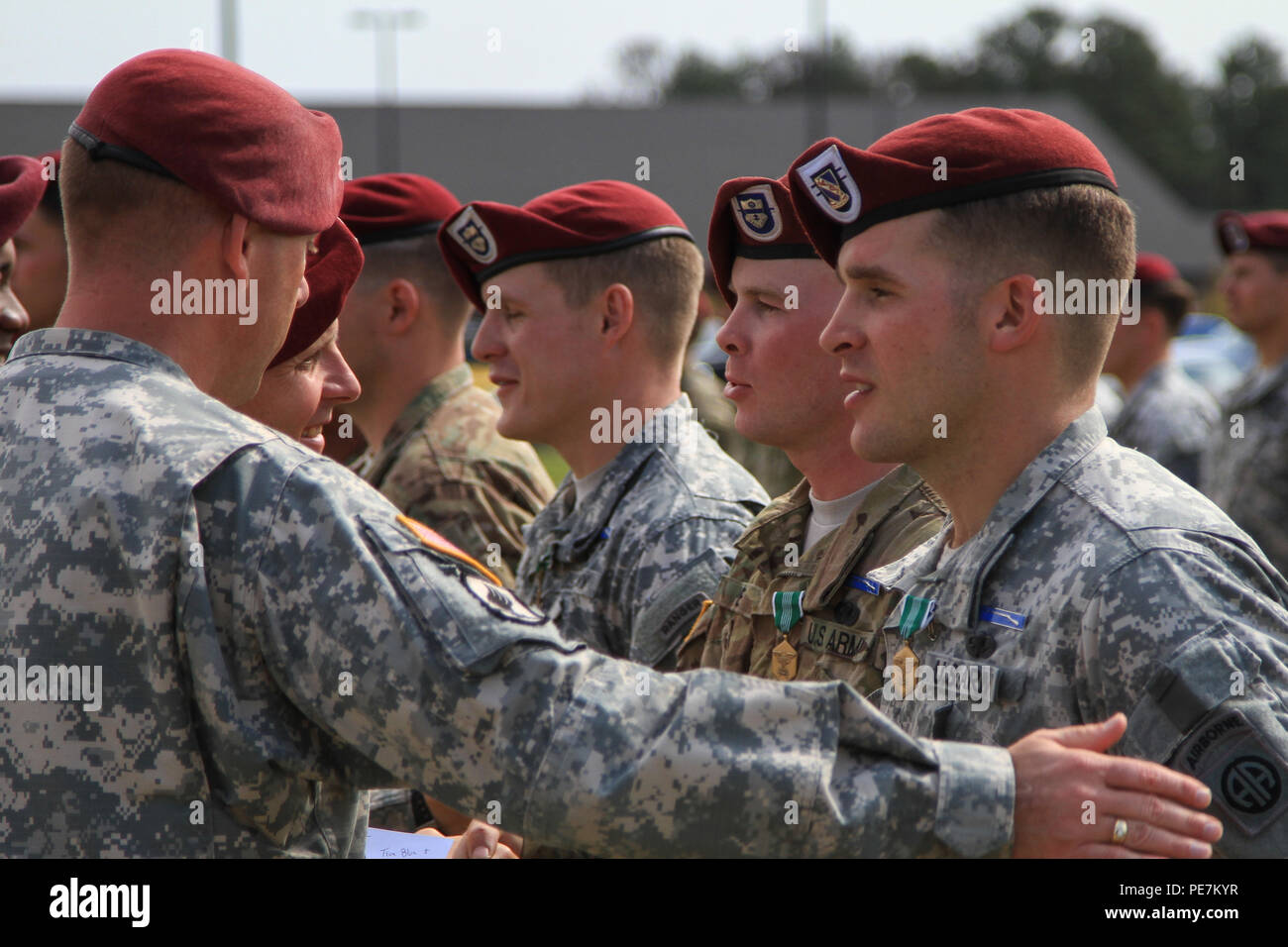 Paratroopers assigned to the 2nd Brigade Combat Team, 82nd Airborne ...