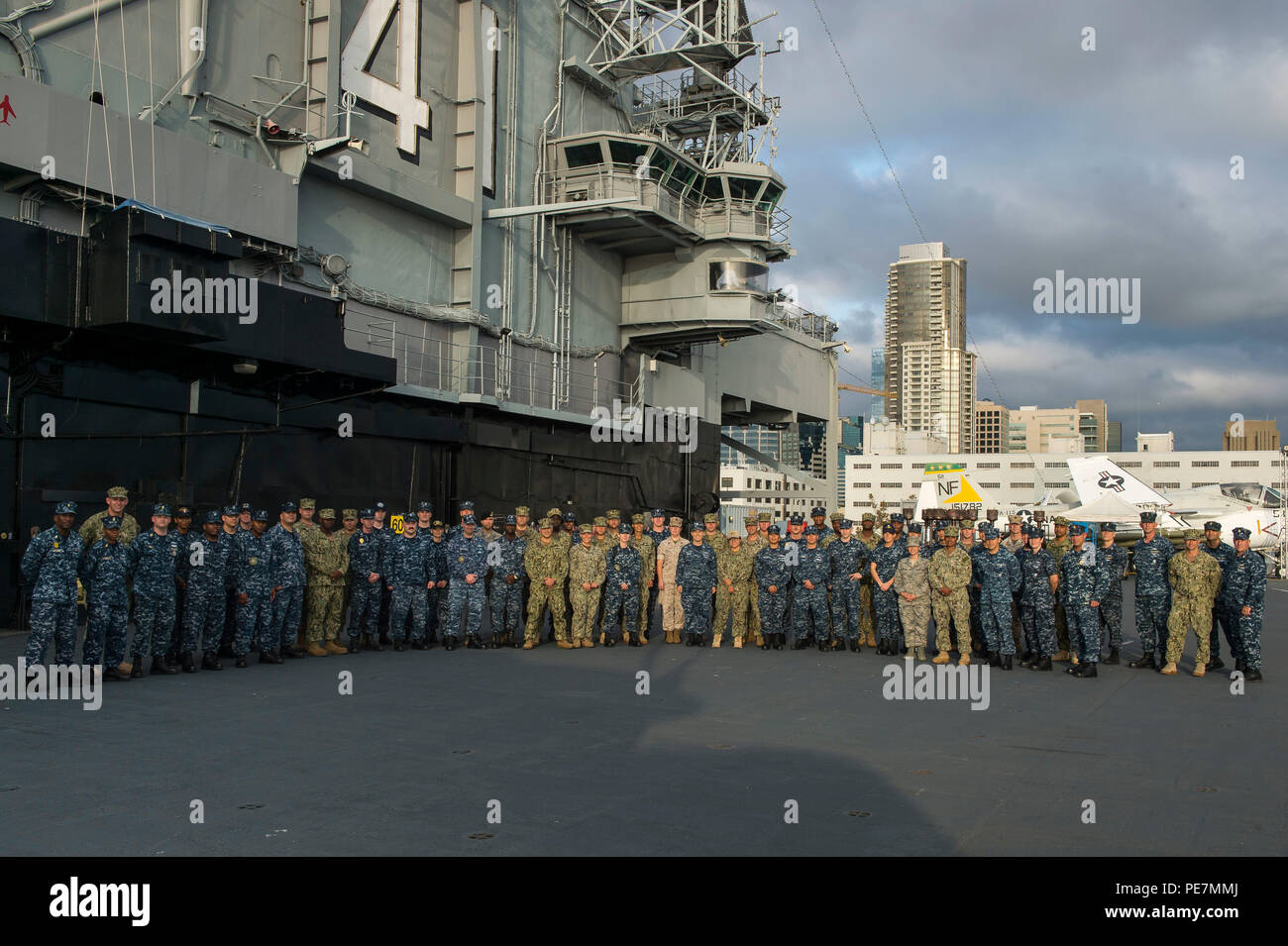 SAN DIEGO (Oct 18, 2015) U.S. Navy 1st class petty officers, Air Force ...