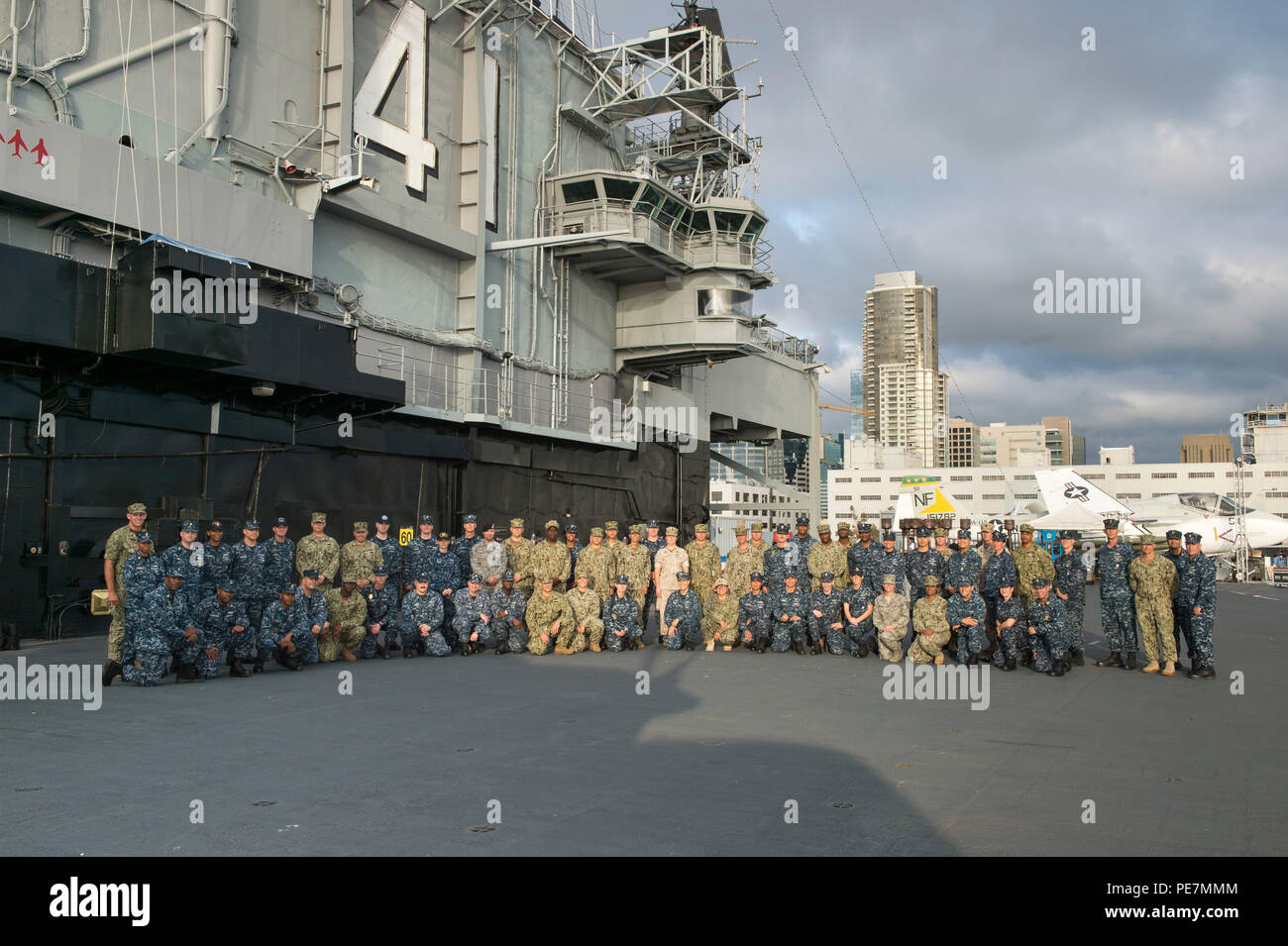 SAN DIEGO (Oct 18, 2015) U.S. Navy 1st class petty officers, Air Force ...