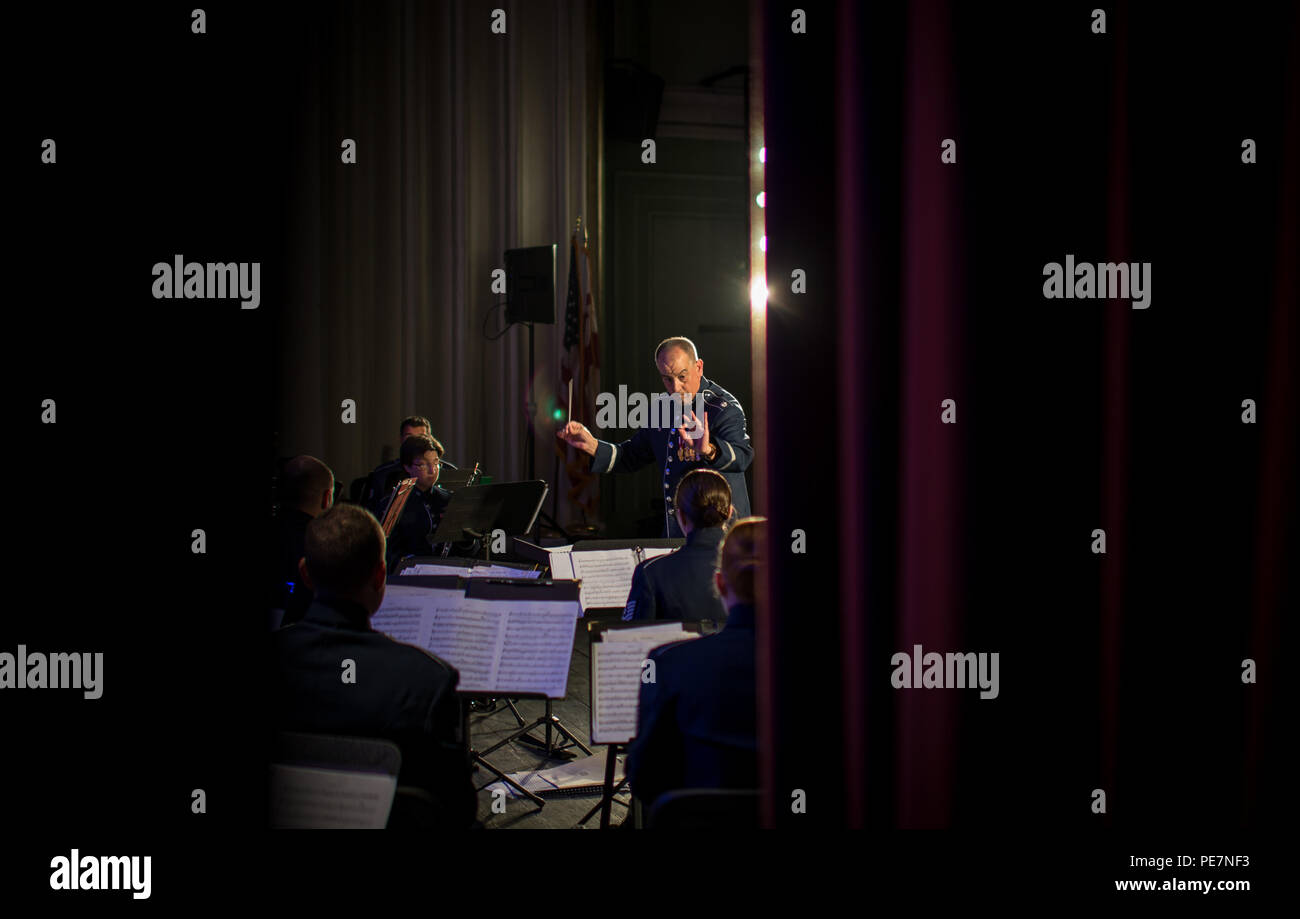 Lt. Col. Michael Mench, U.S. Air Forces in Europe Band commander ...