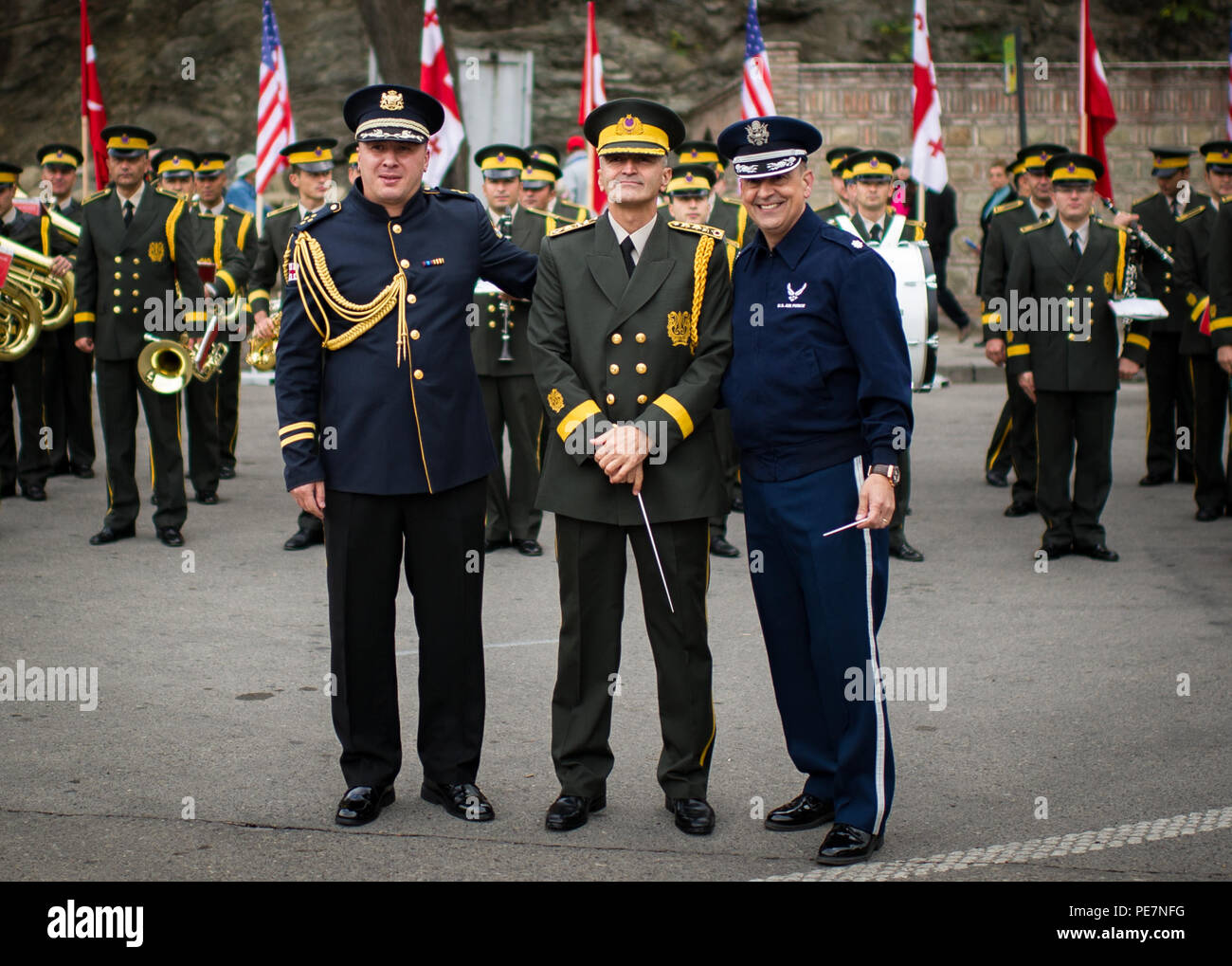 U.S Air Force Lt. Col. Michael Mench, U.S. Air Forces in Europe Band ...
