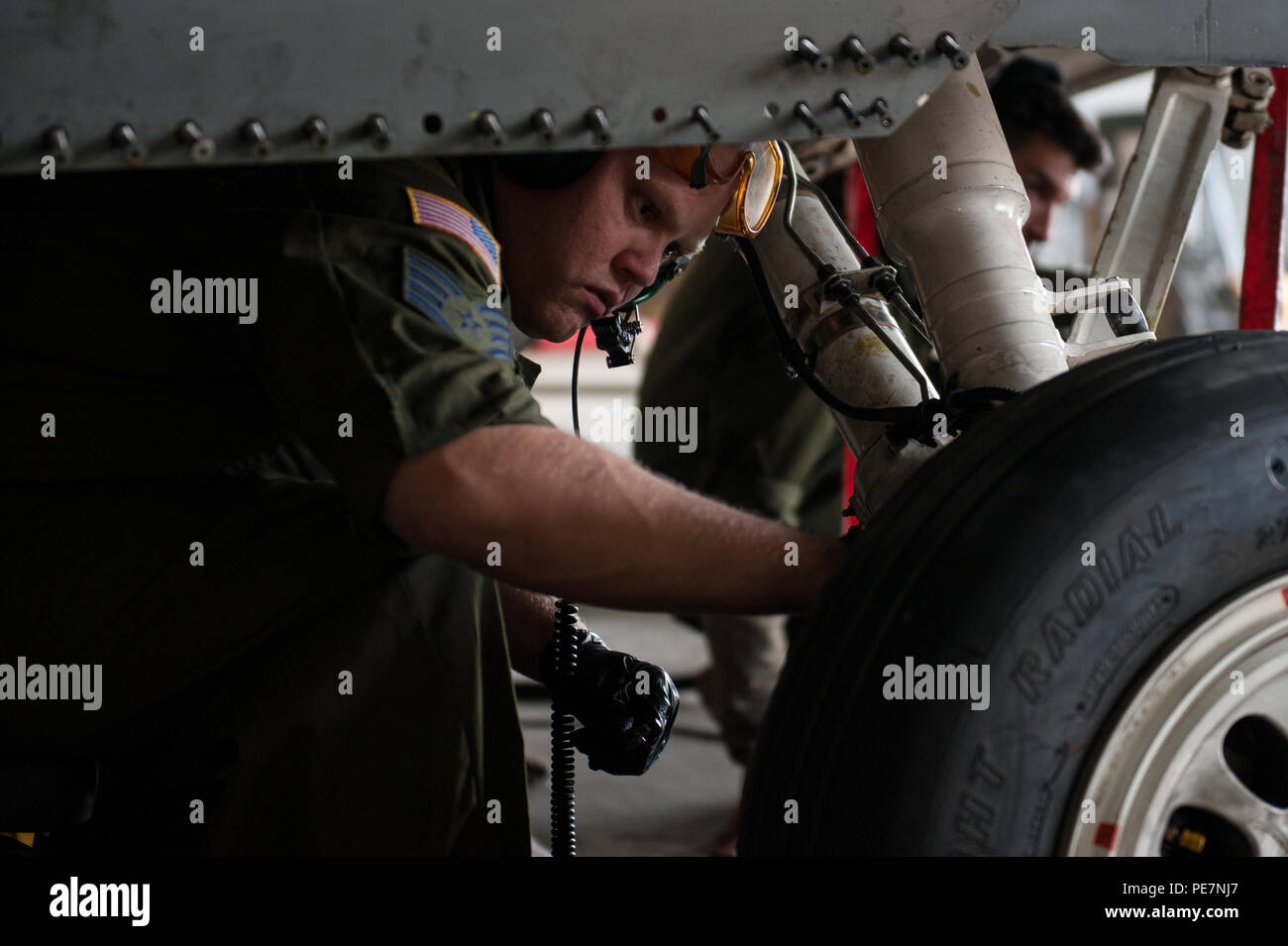 U.S. Air Force Staff Sgt. Matthew Lawson, assigned to the 455th ...