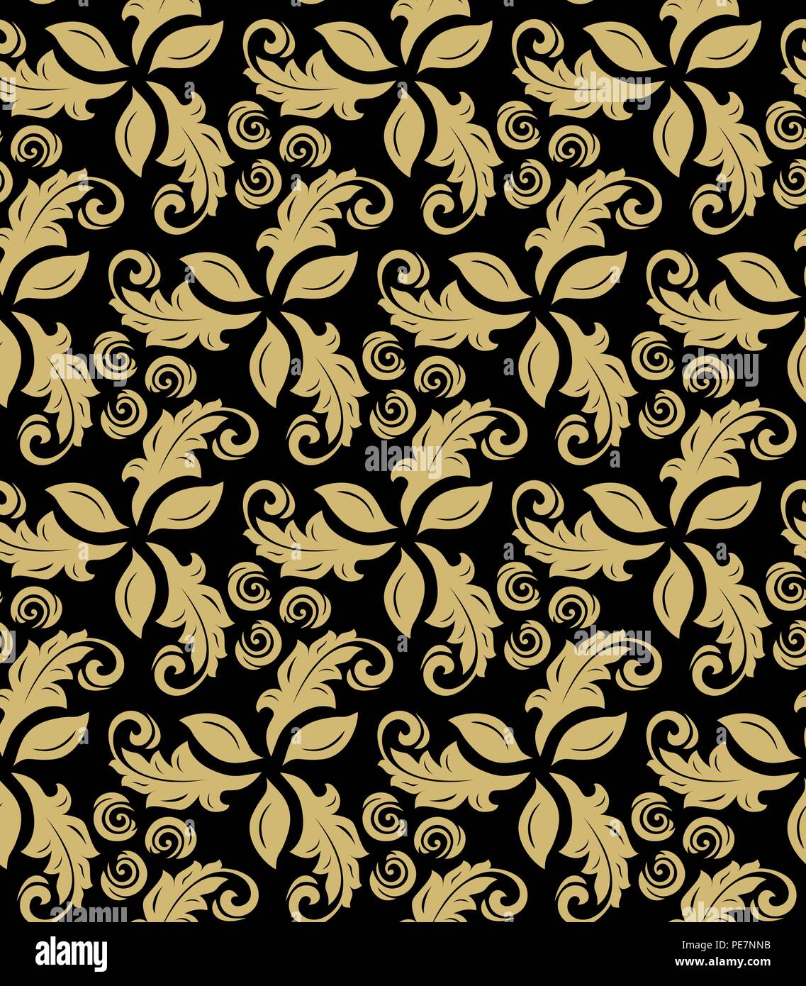 Repeated leaf pattern hi-res stock photography and images - Alamy