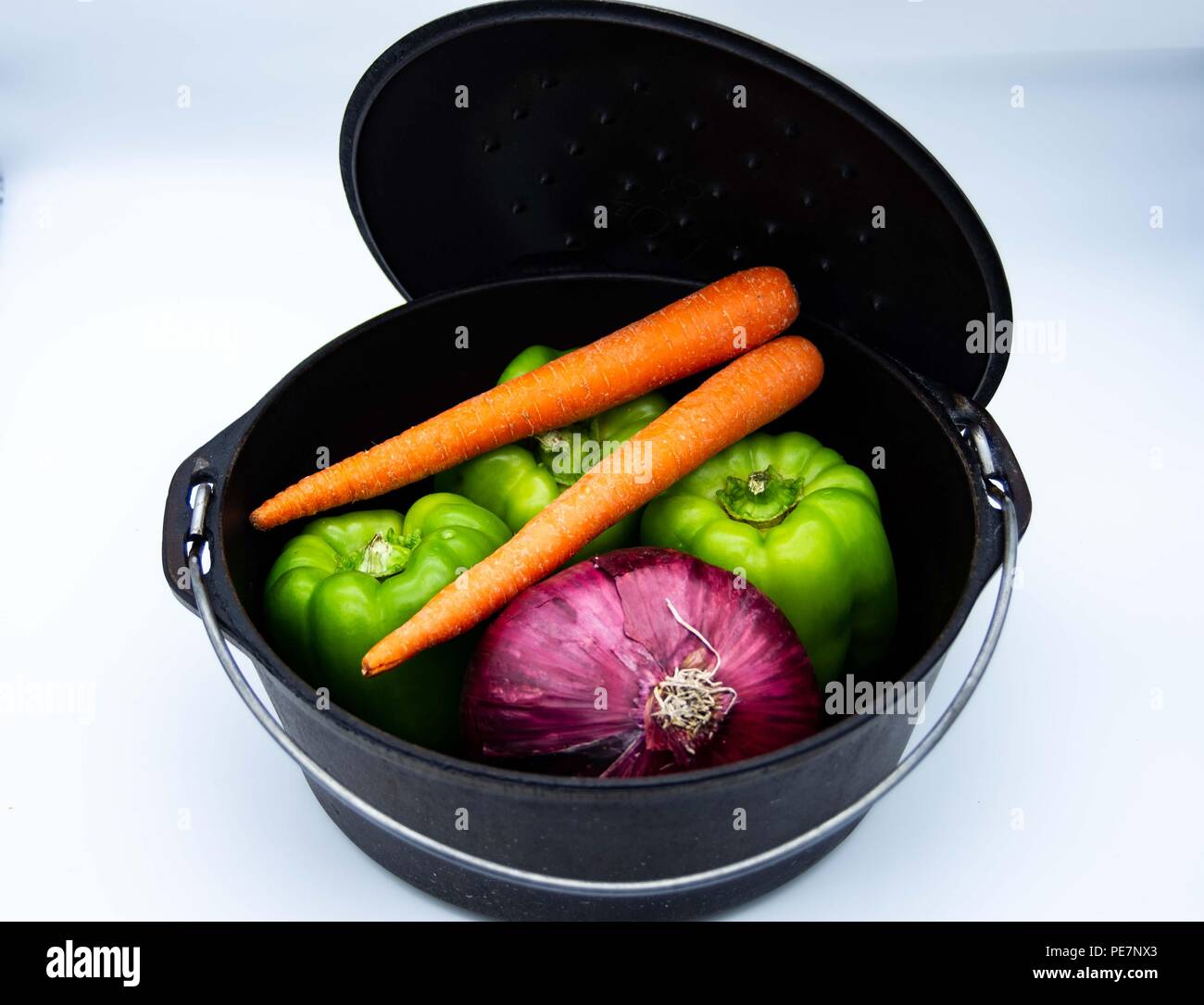 Cooking pot lid ingredients hi-res stock photography and images - Alamy