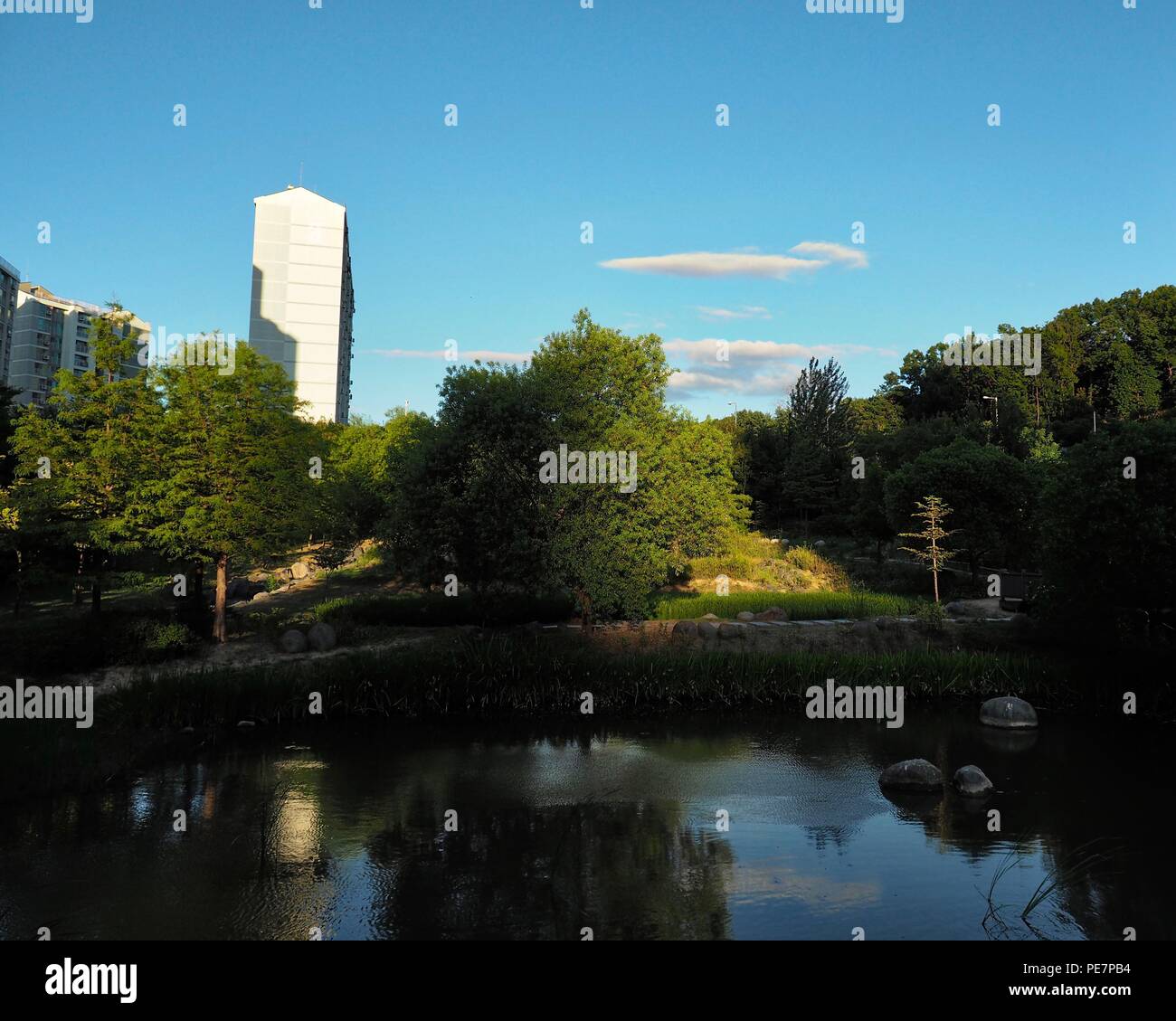 Scenery of park in Cheongju, Korea Stock Photo - Alamy