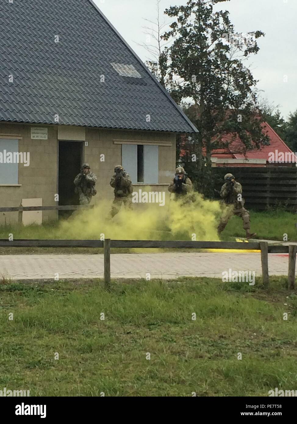 Combat engineers from Companies A and B, 54th Brigade Engineer ...