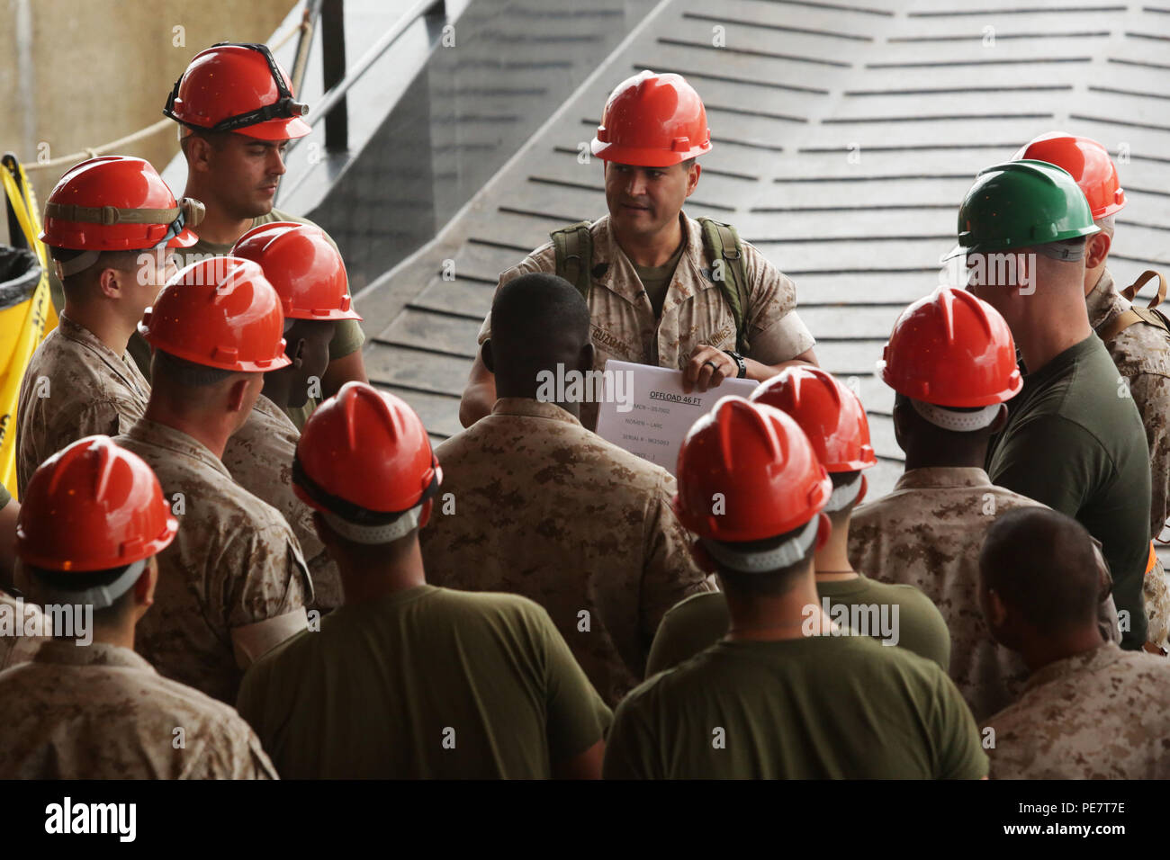 Marines from 4th Light Armored Reconnaissance Battalion unload more ...