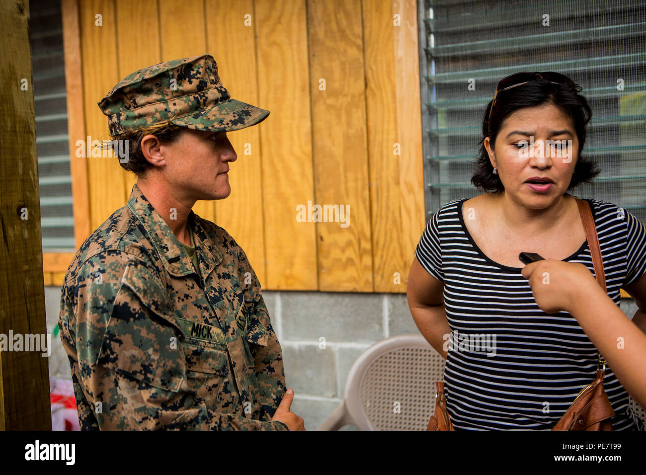 U.S. Marine Corps 1st Lt. Erin Mick, a combat engineer and Fairplay ...