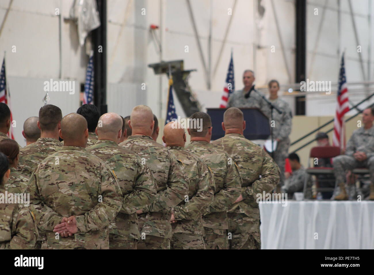 Guardsmen of the 640th Aviation Support Battalion, Arizona Army ...