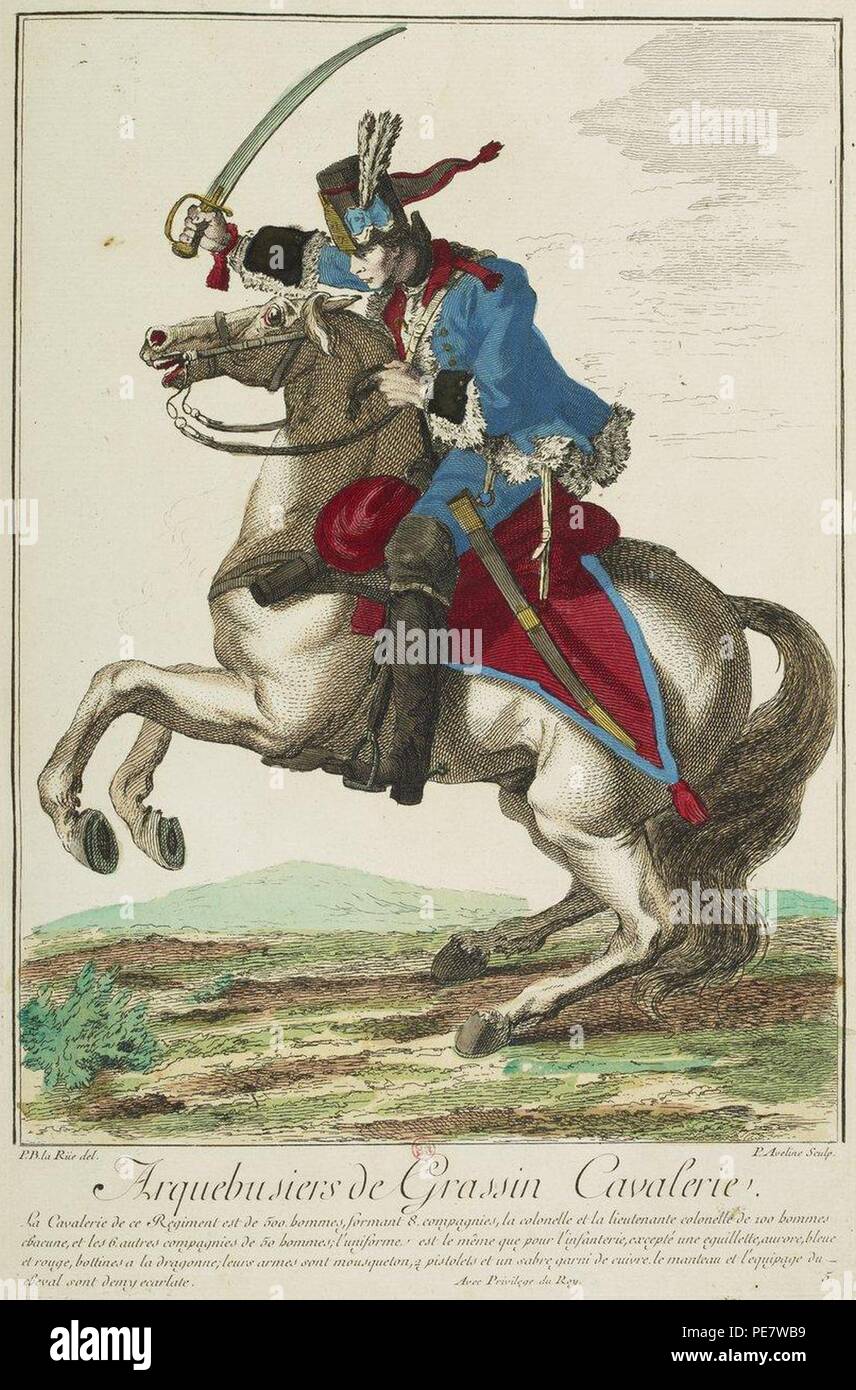 Arquebusier de Grassin, Cavalerie Stock Photo - Alamy