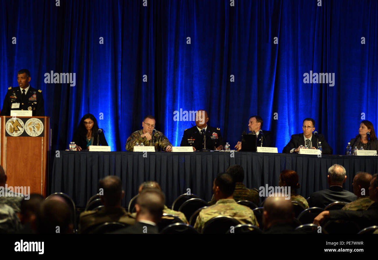 Panelists at the "Army Service Component Commands: Applying the Army ...