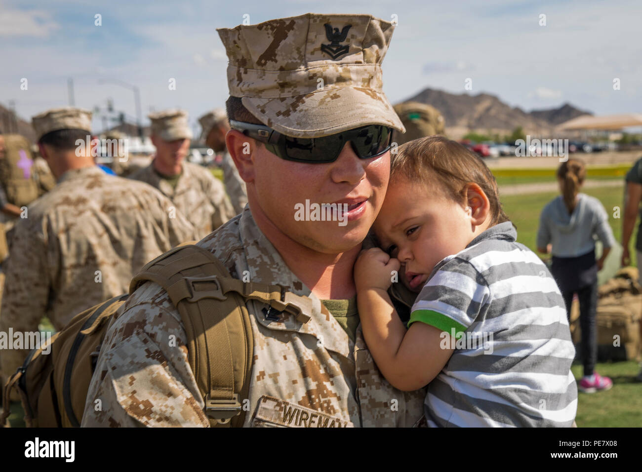 Petty Officer Second Class Shaun Wireman, corpsman, 3rd Battalion, 7th ...